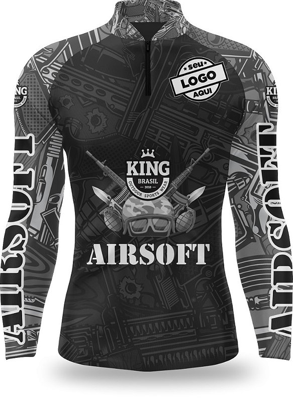 CAMISETA PERSONALIZADA KING BRASIL AIR SOFT - CD0359 - King Brasil ...