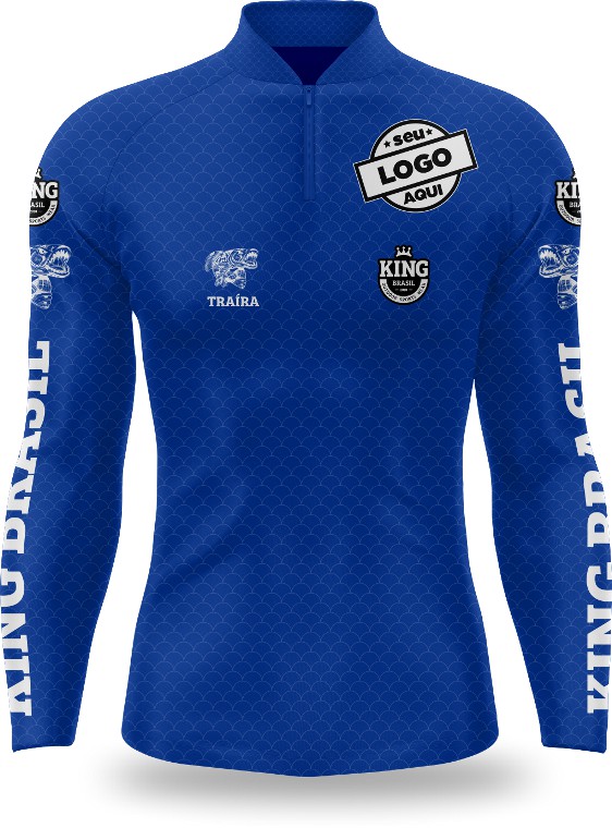 CAMISETA PERSONALIZADA KING BRASIL TRAÍRA AZUL - CD0275 - King Brasil ...