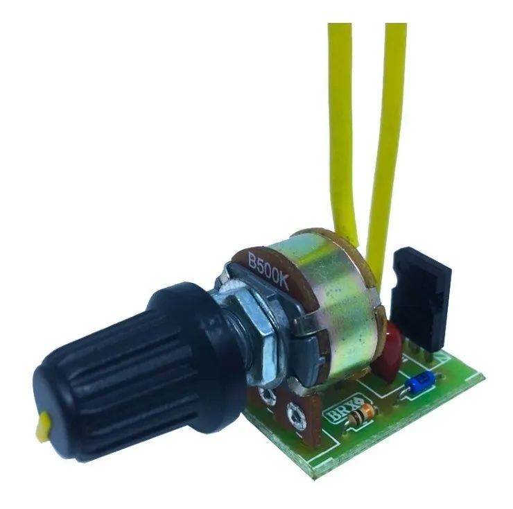 Controlador Eletrônico Dimer Dimmer 600w Com Chave Db00 Pto - D.A.L ...