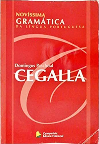 Novíssima Gramática Da Língua Portuguesa USADO Cegalla, Domingos ...
