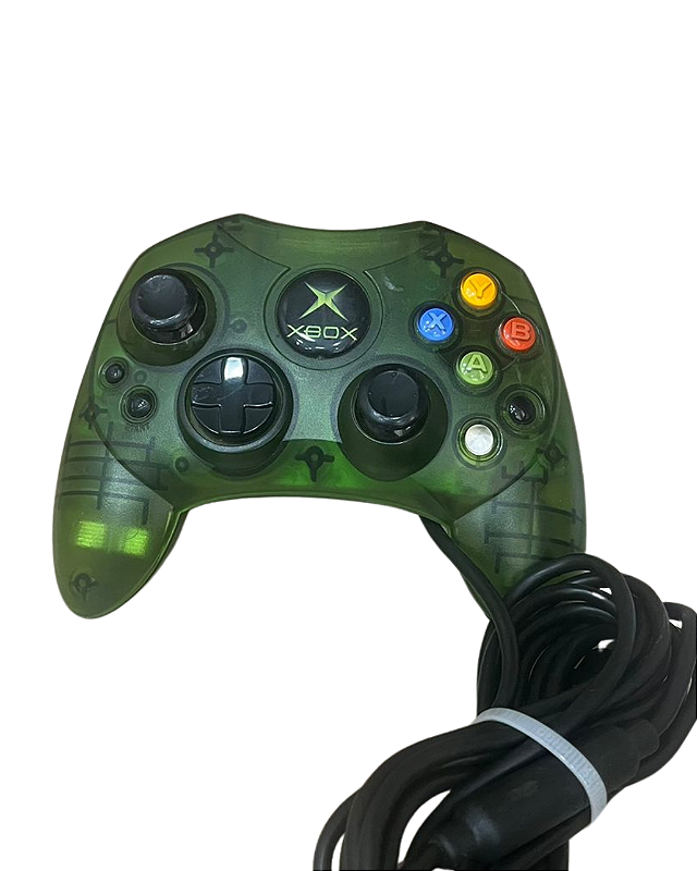 Controle Xbox Classico Translucido Verde - World Colecionáveis