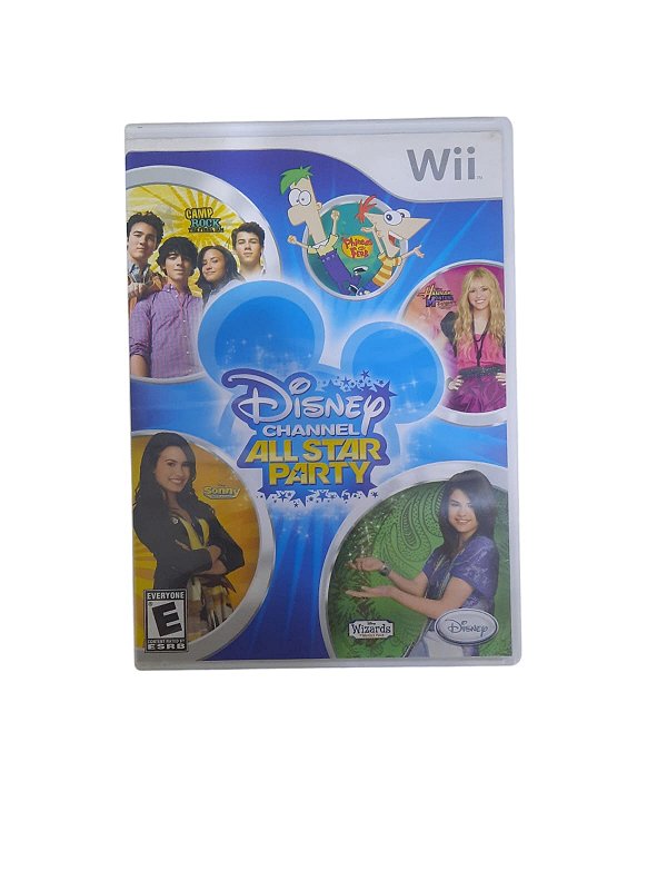 DISNEY CHANNEL ALL STAR PARTY - USADO - NINTENDO Wii - World Colecionáveis