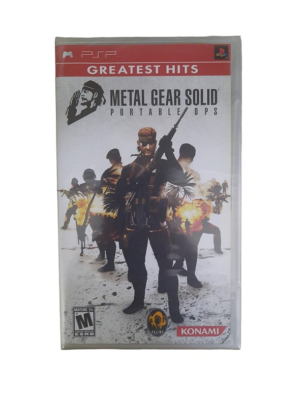 GREATEST HITS: METAL GEAR SOLID - PORTABLE OPS PLUS - NOVO - PSP ...