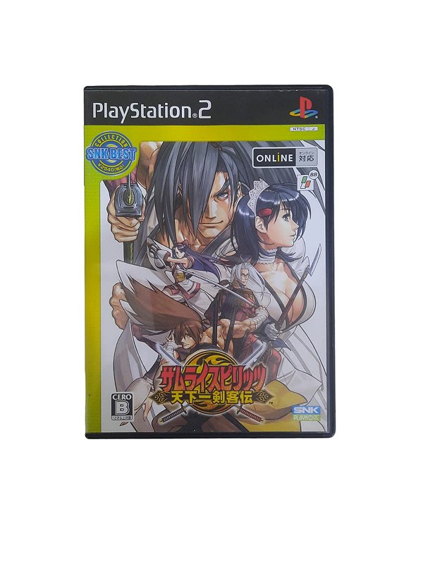 SAMURAI SPIRITS: TENKAICHI KENKAKUDEN - USADO - PS2 - World Colecionáveis