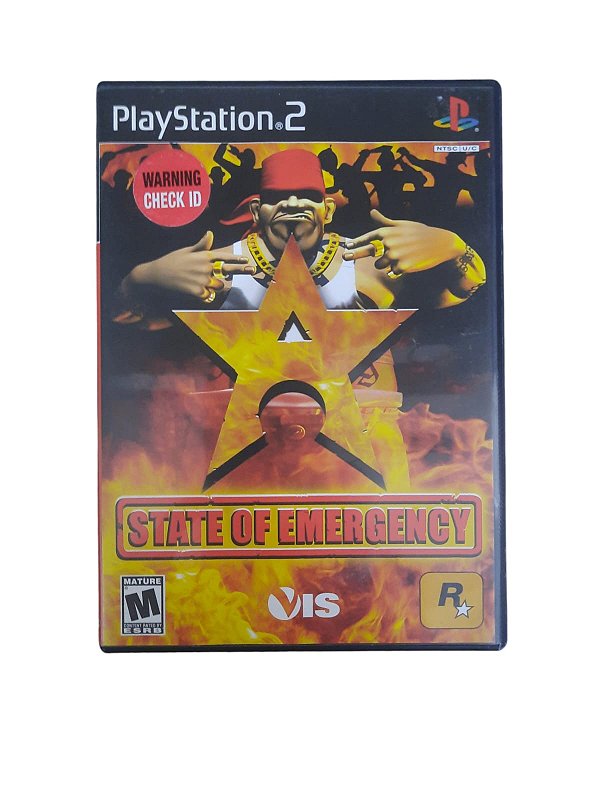 STATE OF EMERGENCY - USADO - PS2 - World Colecionáveis