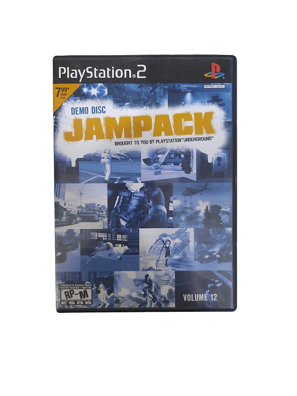 JAMPACK VOLUME 12 - BLUE - USADO - PS2 - World Colecionáveis