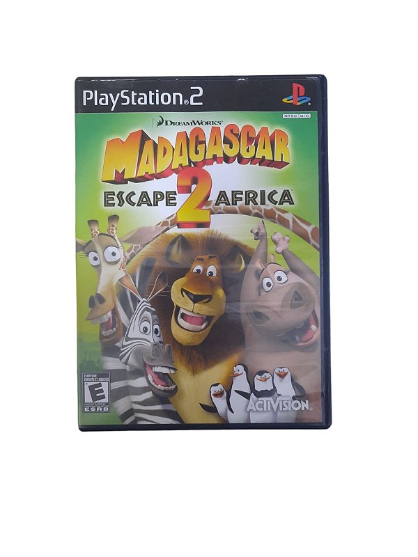 MADAGASCAR ESCAPE 2 AFRICA - USADO - PS2 - World Colecionáveis