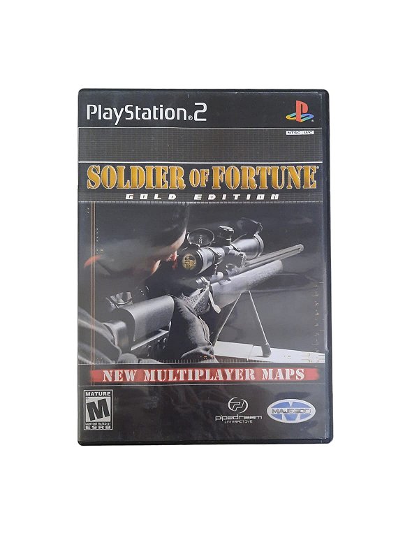SOLDIER OF FORTUNE - GOLD EDITION - USADO - PS2 - World Colecionáveis