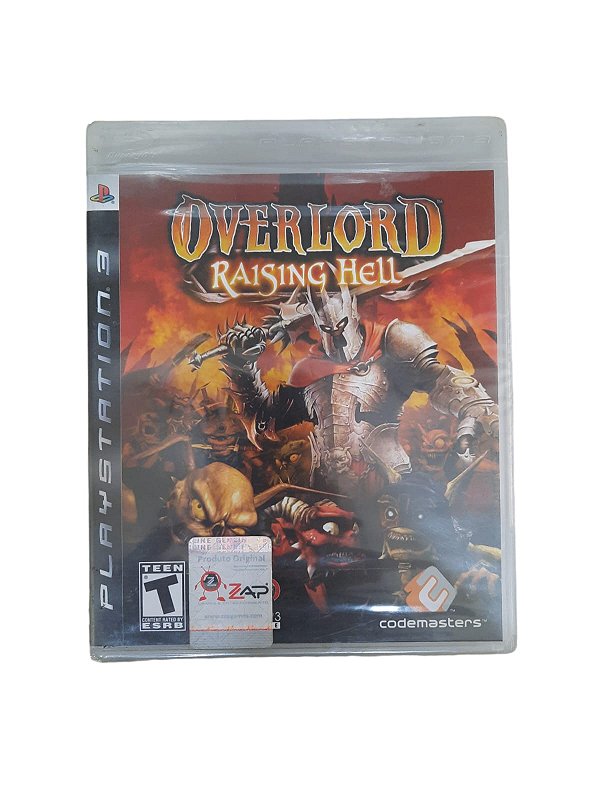 OVERLORD RAISING HELL - NOVO - PS3 - World Colecionáveis