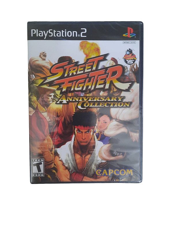 STREET FIGHTER ANNIVERSARY COLLECTION - NOVO - PS2 - World Colecionáveis