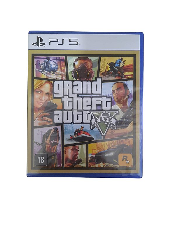 GTA 5 - NOVO - PS5 - World Colecionáveis