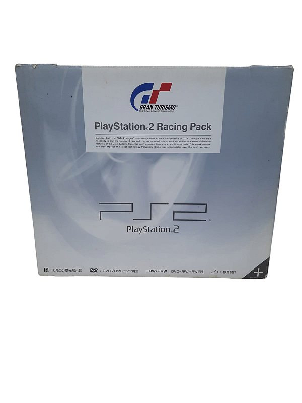 PLAYSTATION 2 - EDIÇÃO GRAN TURISMO - RACING PACK - World Colecionáveis
