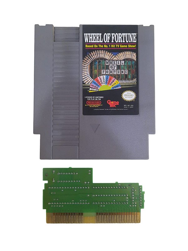 WHEEL OF FORTUNE - USADO - NINTENDO NES - World Colecionáveis