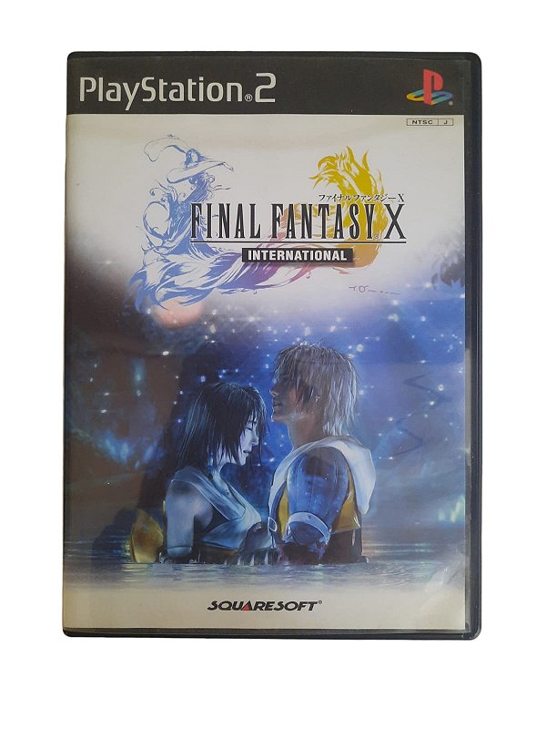 FINAL FANTASY X INTERNATIONAL - JAPAN REGION - USADO - PS2 - World Colecionáveis