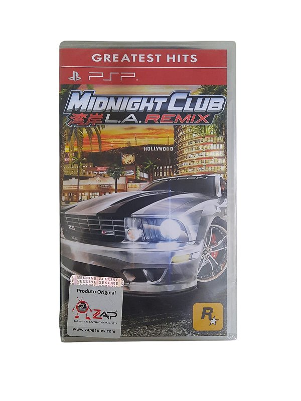 MIDNIGHT CLUB L.A. REMIX - NOVO- PSP - World Colecionáveis