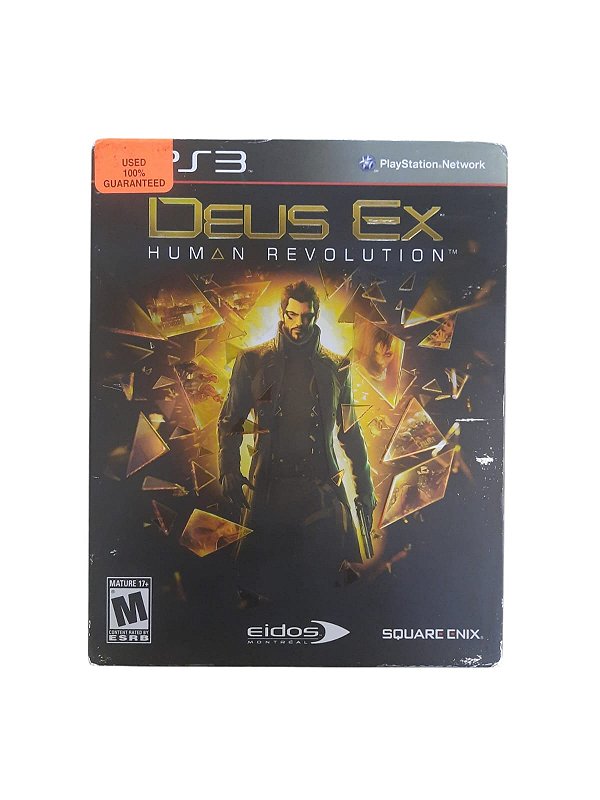 DEUS EX HUMAN REVOLUTION - NOVO - PS3 - World Colecionáveis