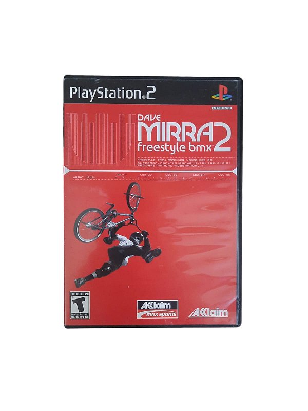 DAVE MIRRA 2 FREESTYLE BMX - USADO - PS2 - World Colecionáveis