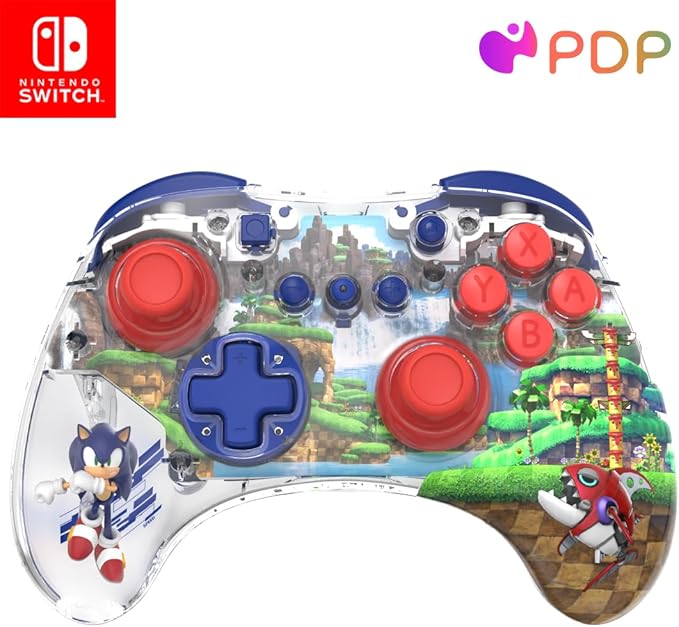 CONTROLE WIRELESS SONIC - NINTENDO SWITCH - NOVO - World Colecionáveis