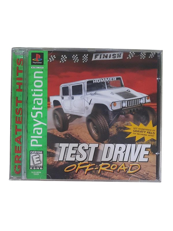 GREATEST HITS - TEST DRIVE OFF ROAD - USADO - PS1 - World Colecionáveis