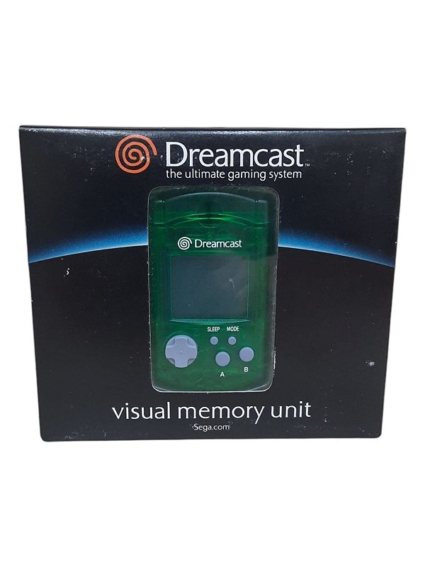 DREAMCAST VISUAL MEMORY UNIT (VMU) - VERDE - NOVO - World Colecionáveis