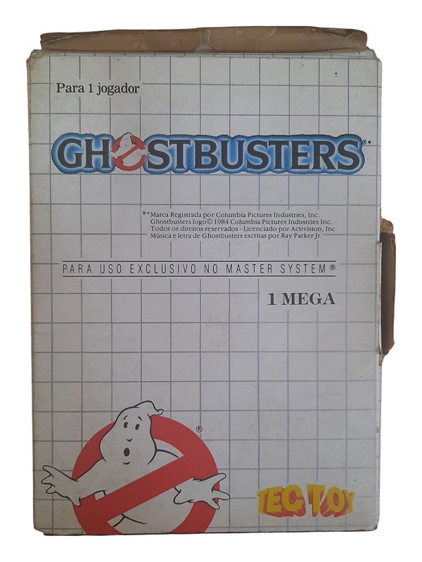 GHOSTBUSTERS - USADO - MASTER SYSTEM - World Colecionáveis