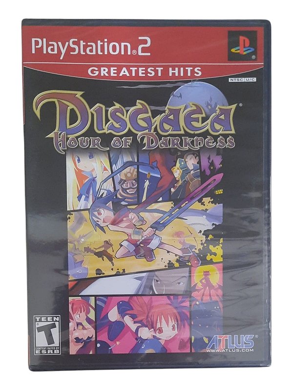 GREATEST HITS - DISGAEA: HOUR OF DARKNESS - NOVO - PS2 - World ...