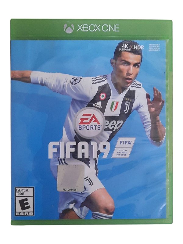 FIFA 19 - CAPA CRISTIANO RONALDO - USADO - XBOX ONE - World Colecionáveis