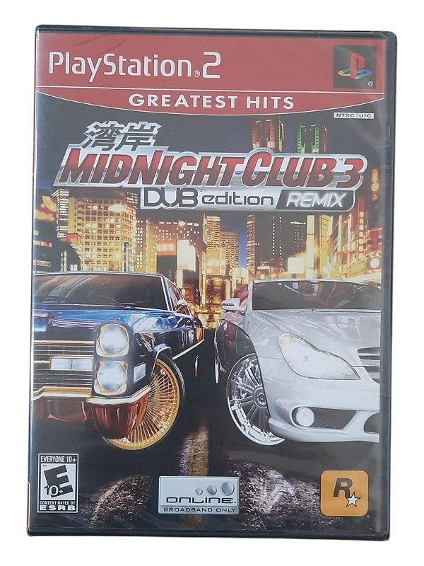 GREATEST HITS - MIDNIGHT CLUB 3 DUB EDITION REMIX - NOVO - PS2 - World ...