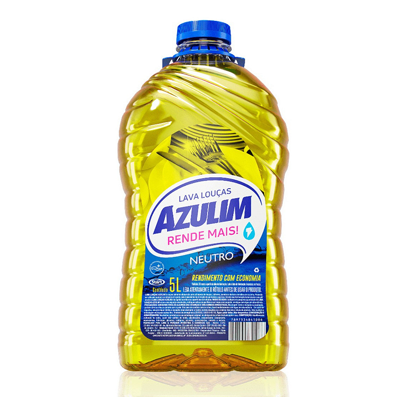 Detergente Líquido Neutro Azulim 5L - URANO DESCARTAVEIS | PRODUTOS DE ...