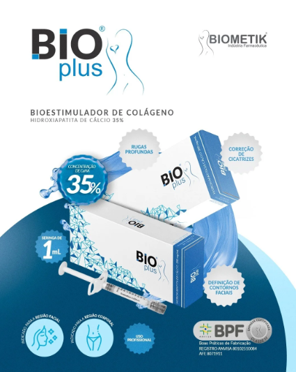 BIOPLUS - Hidroxiapatita de Cálcio 35% | Biometik - Mumabel Saúde e ...