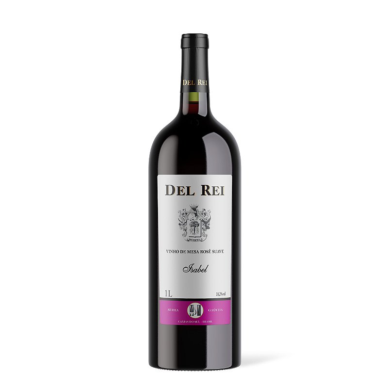 Vinho Del Rei Rose Suave Isabel 1l - Vinhos Del Rei