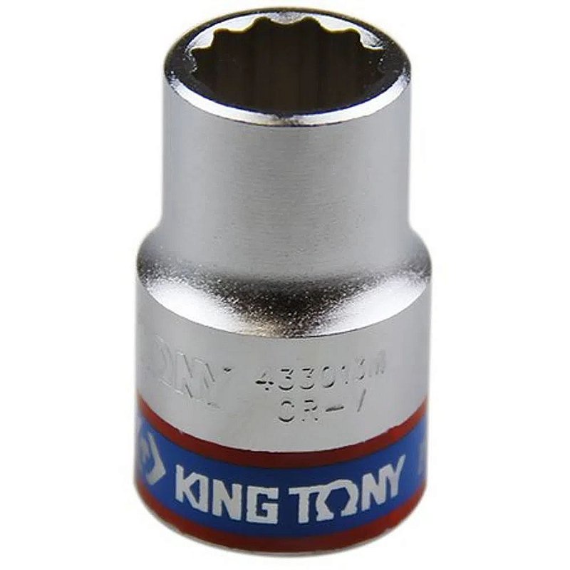 SOQUETE ESTRIADO 10MM X 1/2 - 433010M - KING TONY - Ferramentas para ...