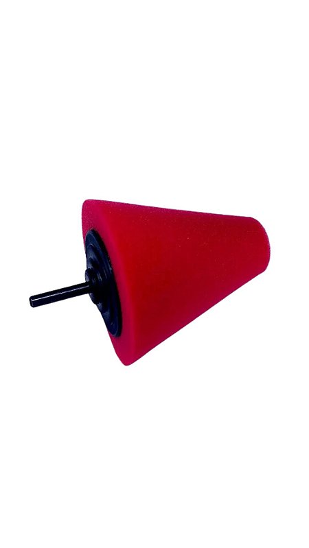 CONE DE POLIMENTO DE RODAS E CANTOS 80MM EIXO 6MM VERMELHO MACIO - 0752013804 - SIGMA TOOLS ...