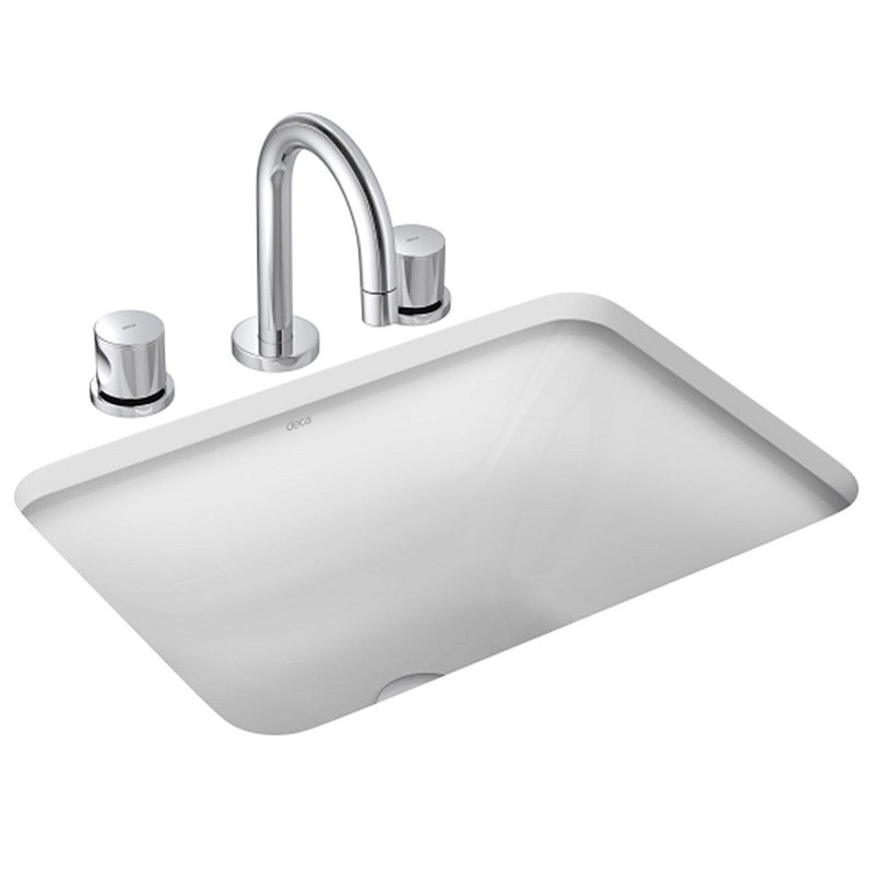 Cuba De Embutir Retangular 480x355mm Branca Deca L.375.17 - Cia du ...