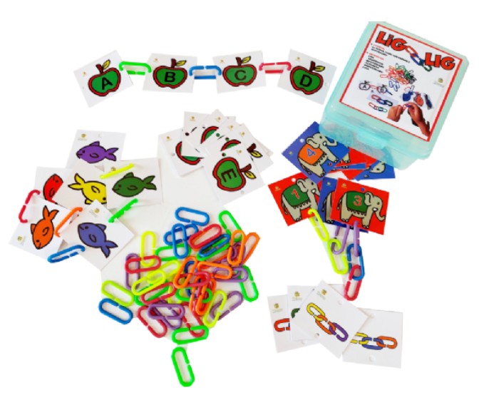 Lig Lig cores, sequências, alfabeto e números - Loja de Brinquedos e ...