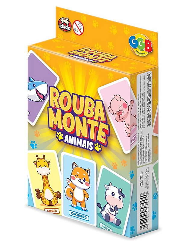 Jogo Rouba Monte Animais - Loja de Brinquedos e Produtos Terapêuticos