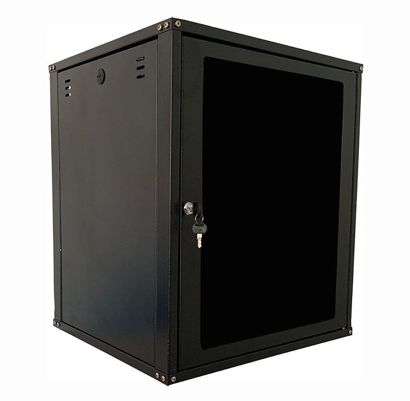 Mini Rack de Parede 16U Flex - Rack Piso para Servidores | rackpiso.com.br