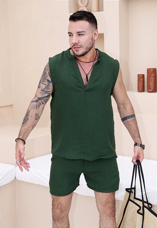 Conjunto Linho Unissex - Dennis Beumont