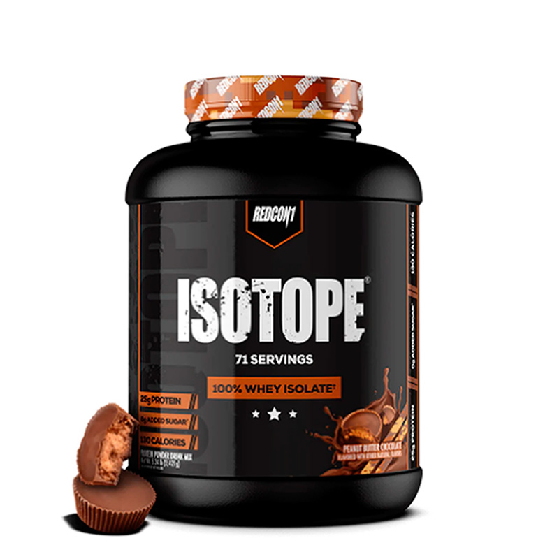 Isotope 100% Whey Protein Isolate 5lb Peanut Butter Redcon 1 - Naturais ...