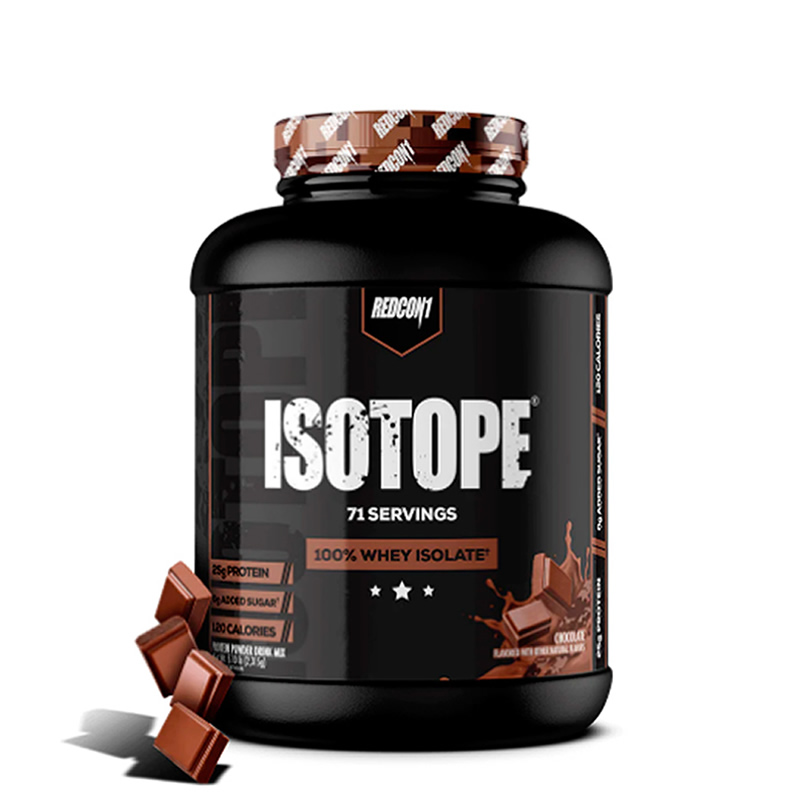 Isotope 100% Whey Protein Isolate 5lbs Chocolate Redcon 1 - Naturais ...
