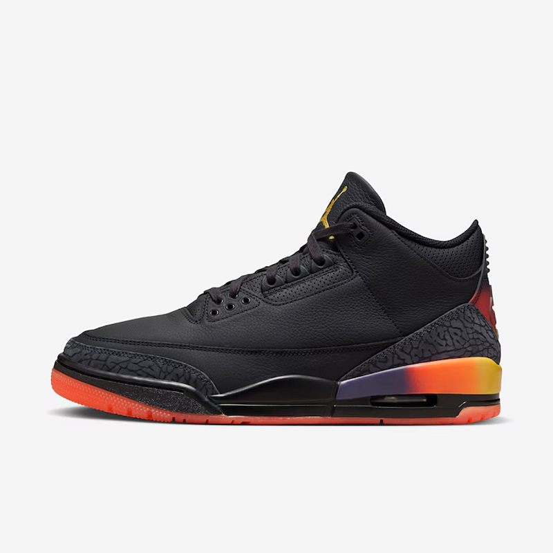 J Balvin x Air Jordan 3 Rio - Blackapparel
