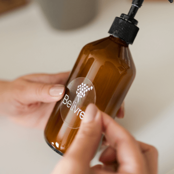 Transparente - Adesivo Redondo - Ti.que.ta