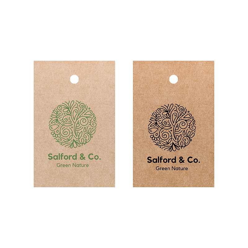 Tag Kraft - Retangular - Ti.que.ta