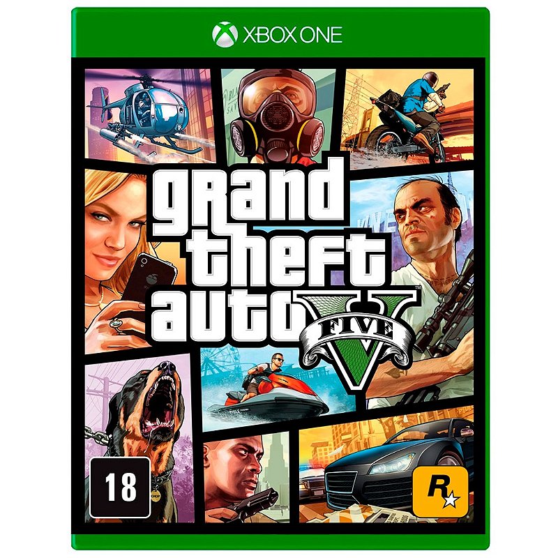 Jogo Grand Theft Auto V - GTA 5 (Seminovo) - Xbox One - XonGeek - O ...
