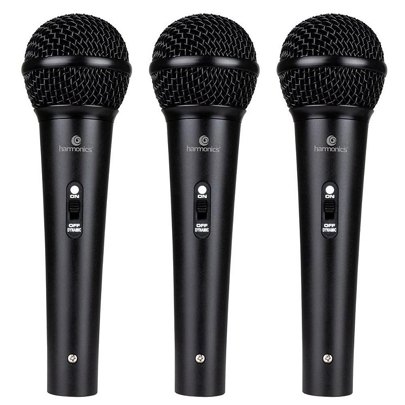 Microfone de Mão Kit Com 3 Harmonics MDU20 - AudioDriver Instrumentos ...
