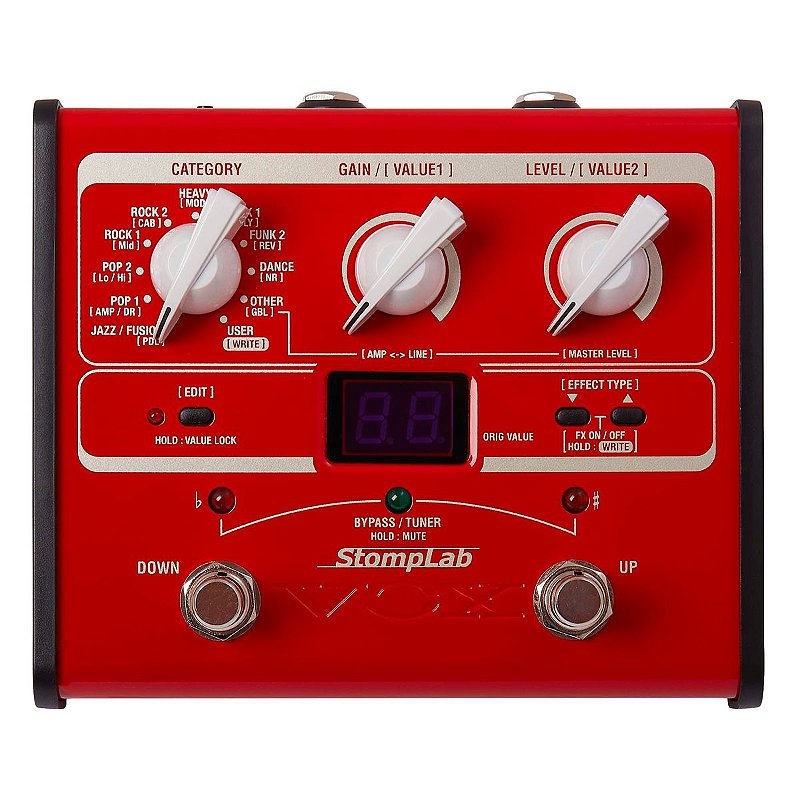 Pedaleira para Baixo VOX Stomplab 1B - AudioDriver Instrumentos ...
