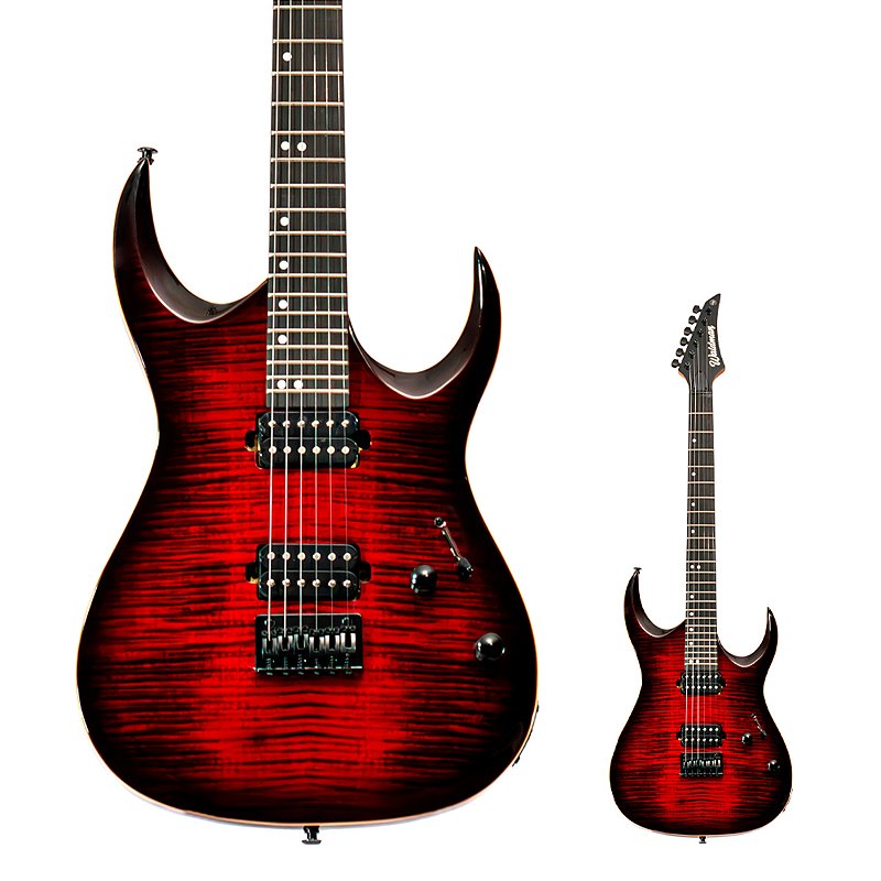Guitarra Super Strato Waldman WGA220F RD - Performance e Design ...