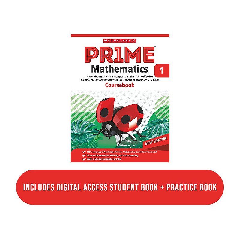 Prime Mathematics Grade 1 Coursebook Pack - new edition - Books R Toys