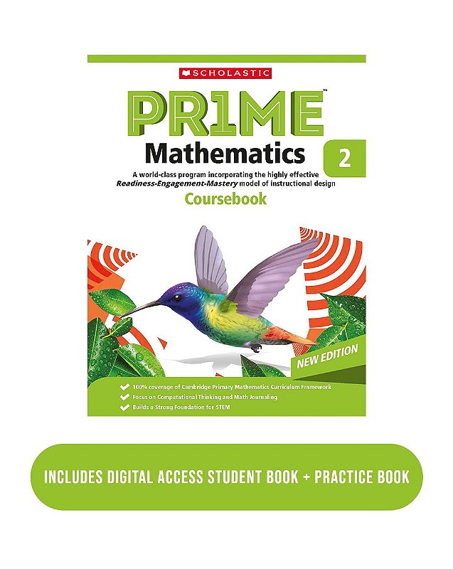 Prime Mathematics Grade 2 Coursebook Pack- new edition - Books & Toys