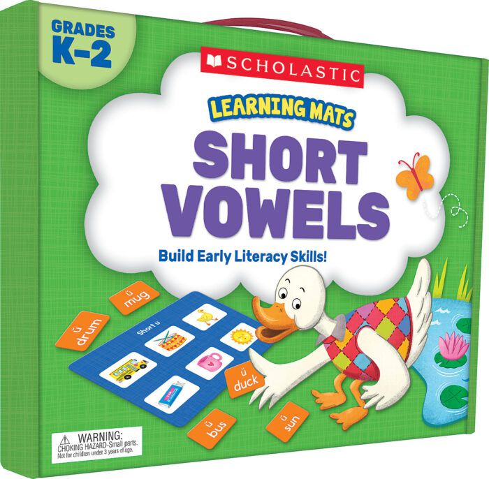 learning mats short vowels - Books R Toys